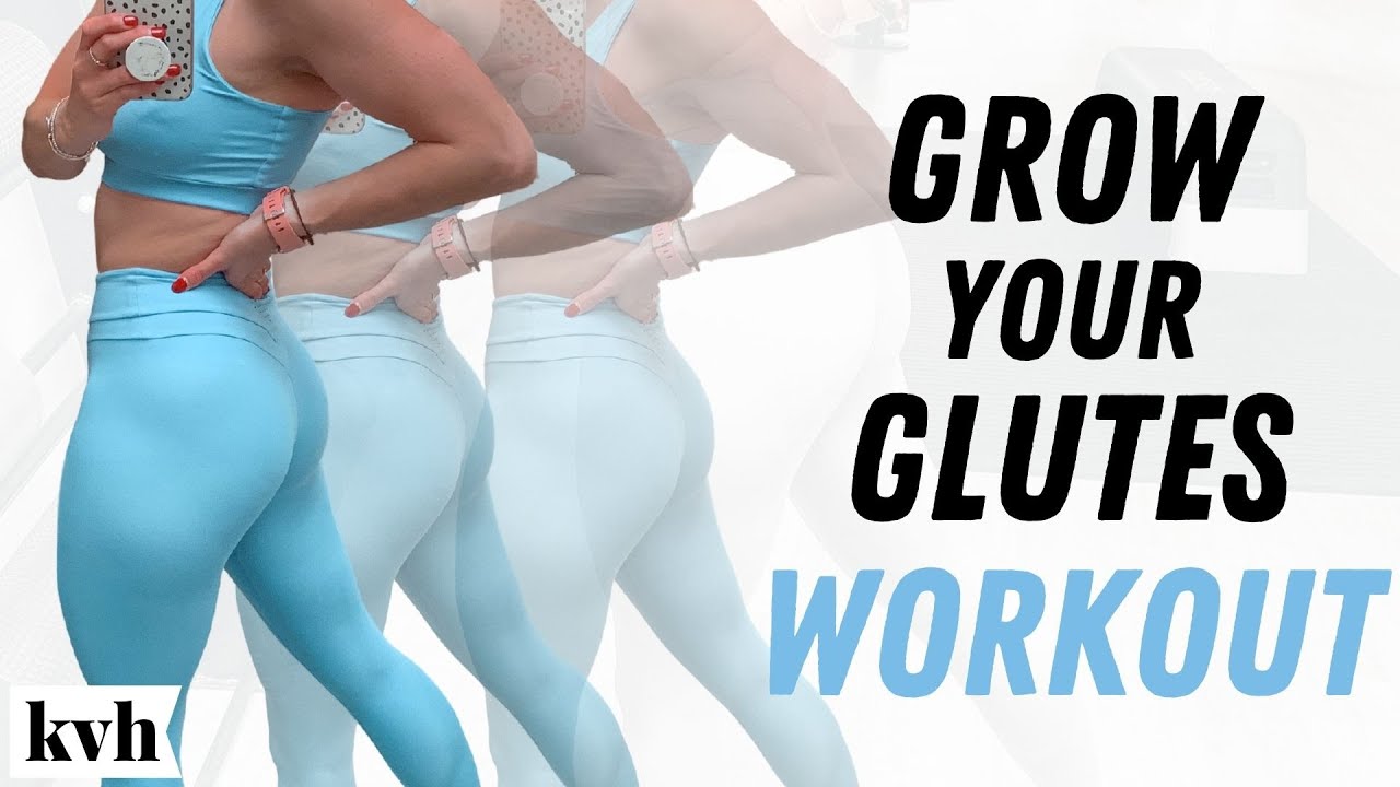 GROW YOUR GLUTES At Home Follow Along Workout - YouTube