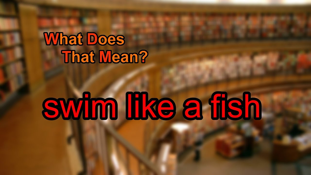 What does swim like a fish mean? - YouTube