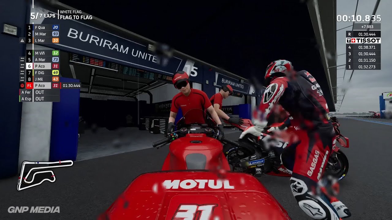 MotoGP 24 - Pedro Acosta - Flag To Flag Race - Chang Circuit - Fuel ...
