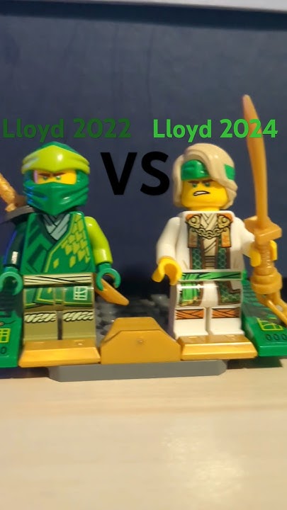 Lloyd 2022 VS Lloyd 2024 #ninjago #ninjagodragonsrising #legominifigures #ninjagolloyd - YouTube