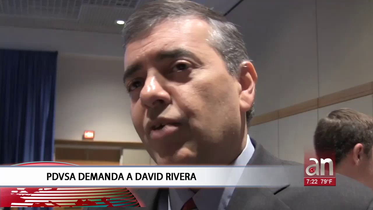 PDVSA demanda al ex congresista David Rivera - YouTube