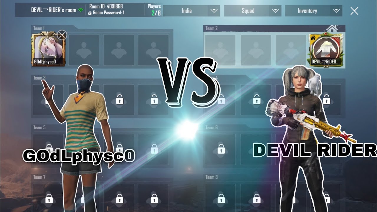 1v1 With My Subscriber😁💥|| Well Played Bro🤩 || @DEVIL_RIDER_YT - YouTube