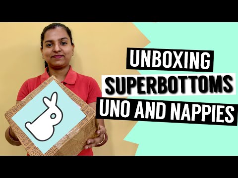 Unboxing Superbottoms Cloth Diapers | Superbottoms Freesize Uno and Supernappies