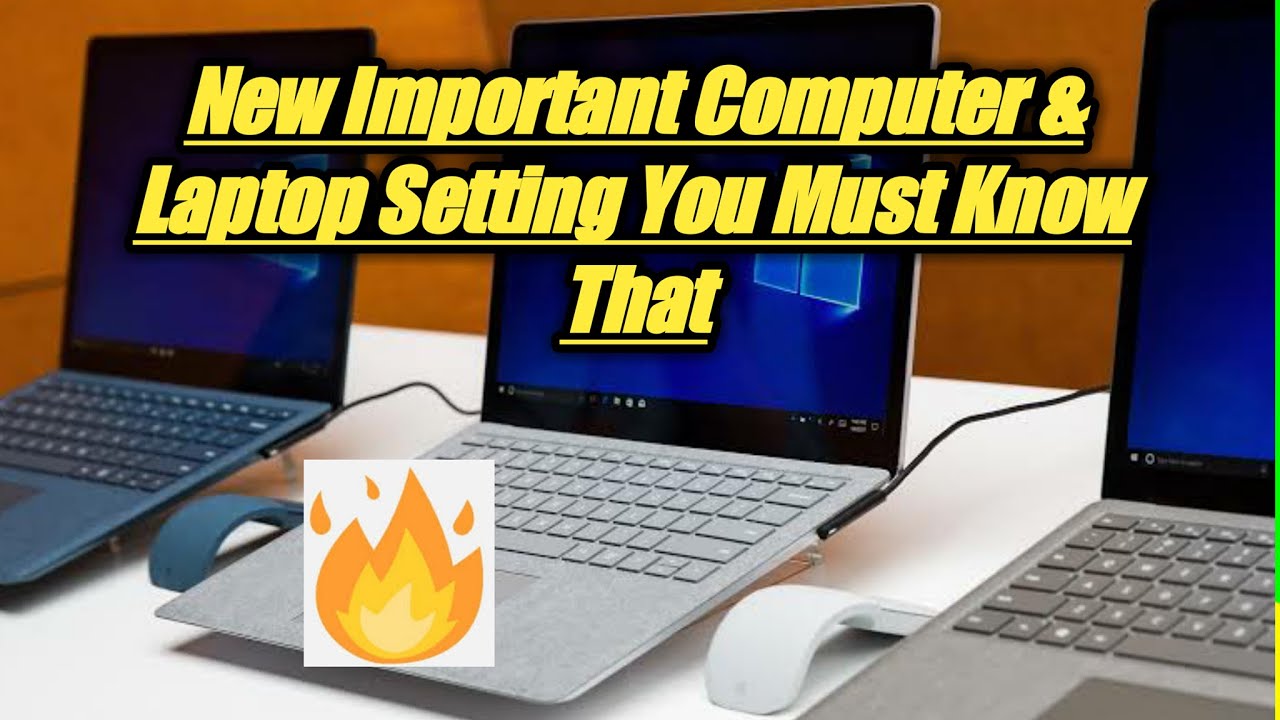 2 New Important Computer & Laptop Setting You Must Know That - YouTube