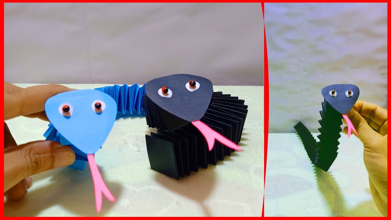 #DIY Paper Craft Snakes | How to make Origami snakes easy #13 - YouTube