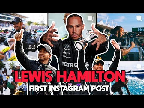 LEWIS HAMILTON FIRST INSTAGRAM POST