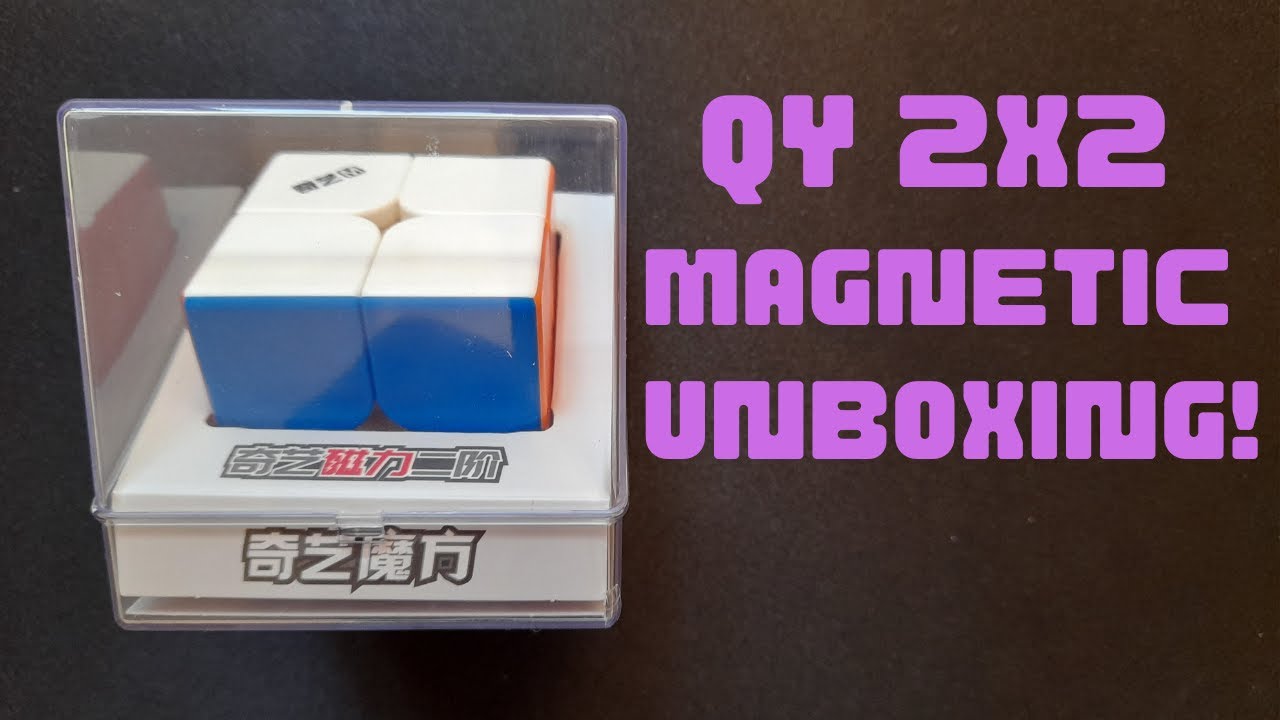 QY 2x2 Magnetic Cube unboxing & review - YouTube
