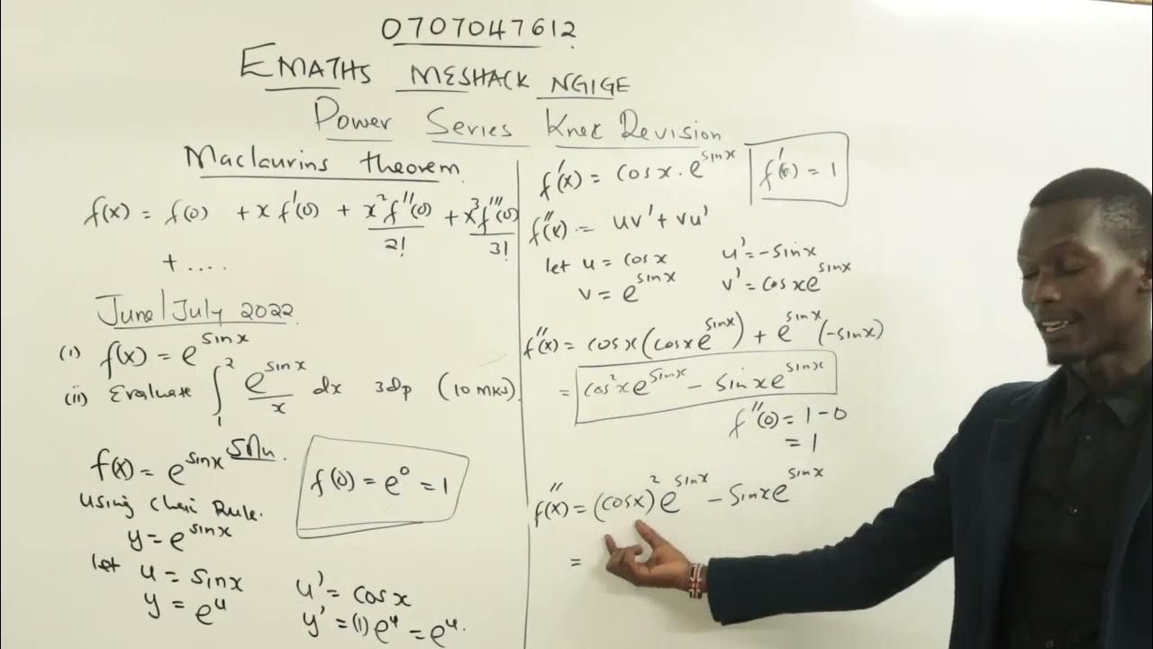 MACLAURINS THEOREM 2: KNEC REVISION - YouTube