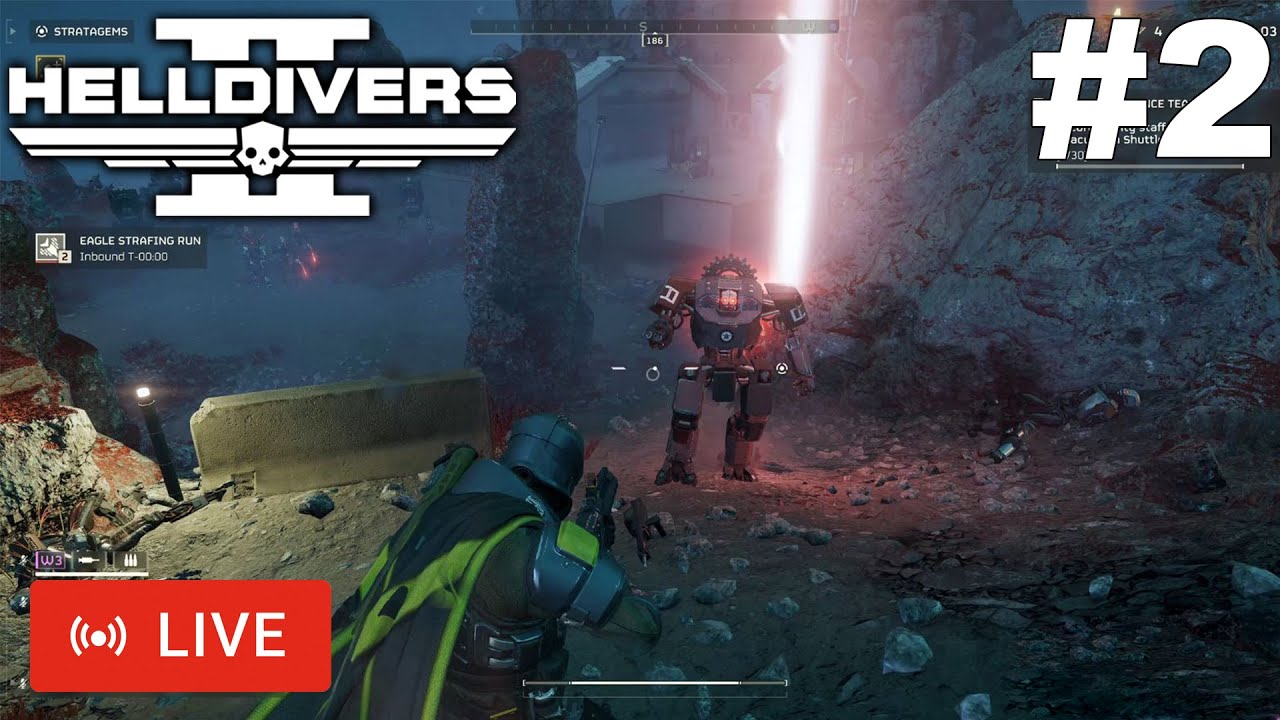 First Time Playing HELLDIVERS 2 - Livestream #2 - YouTube