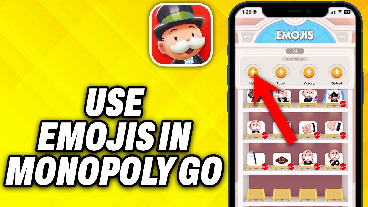 How To Use Emojis in Monopoly GO (2025) - YouTube