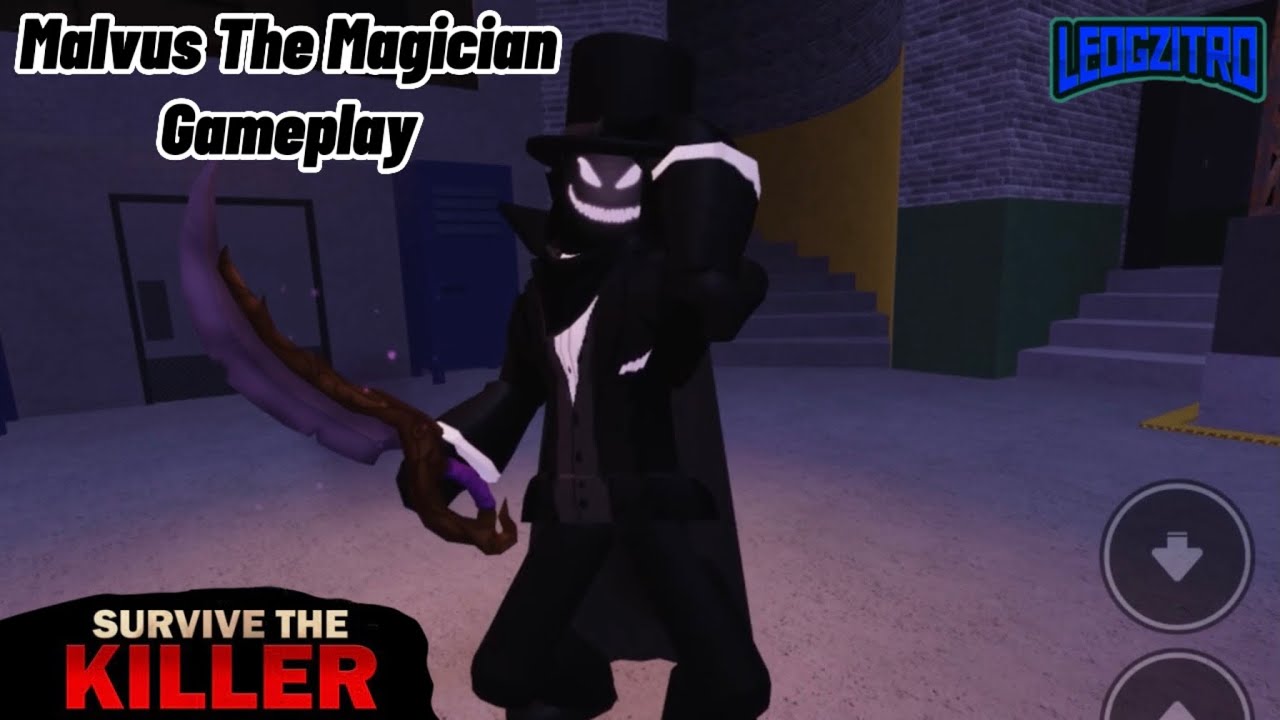 Malvus The Magician Gameplay | Survive The Killer Roblox - YouTube