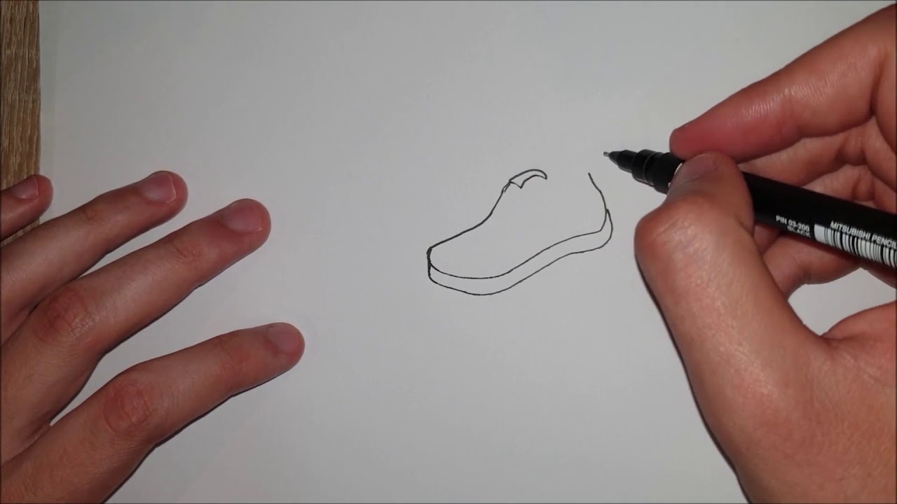 Kako nacrtati Cipele/How to draw a cartoon Shoes - YouTube