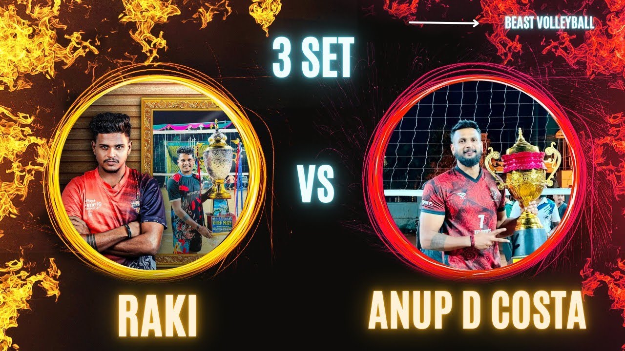 Semifinal Set 3 Team Raki 🔥 vs Team Anup D costa 🔥 Kannamangala tournament70k #youtube#sports# ...