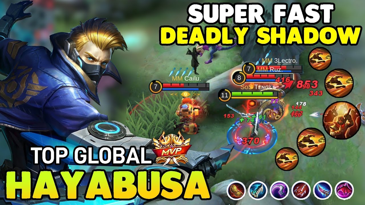 Deadly Shadow !! Hayabusa Best build 2021 ~ Top Global Hayabusa 2021 ...