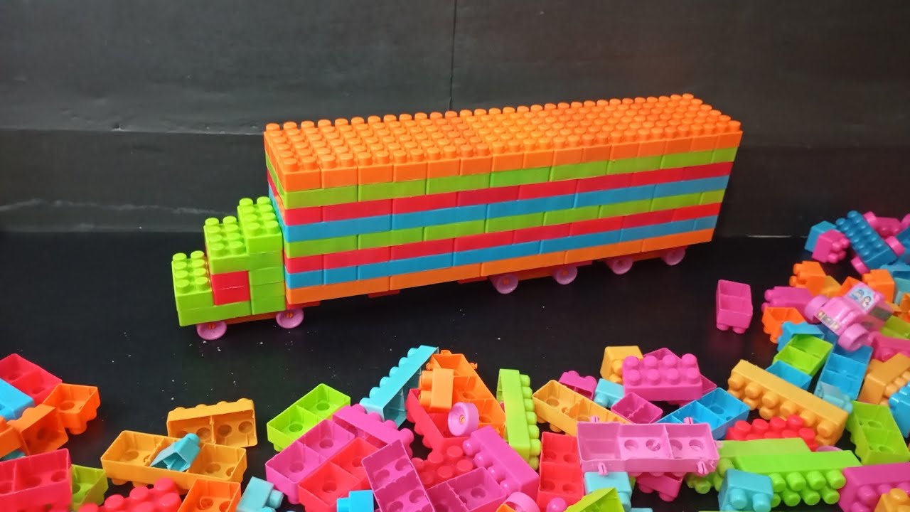 Satisfying DIY Long Car Build | ASMR Building Blocks #buildingblocks ...