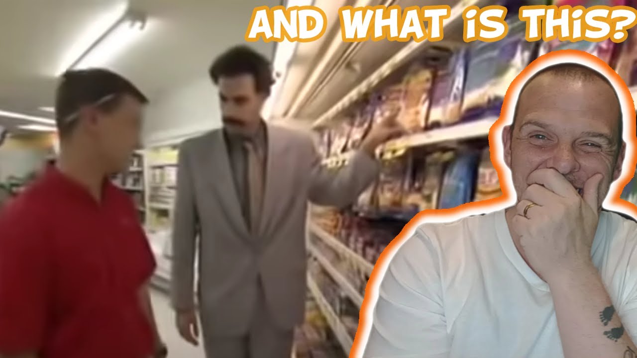 Daz Reacts To Borat Buying Cheese - YouTube
