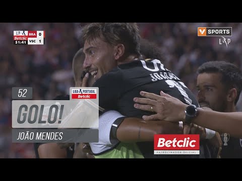 Golo João Mendes: Braga 0-(1) Vitória SC (Liga 24/25 #5)