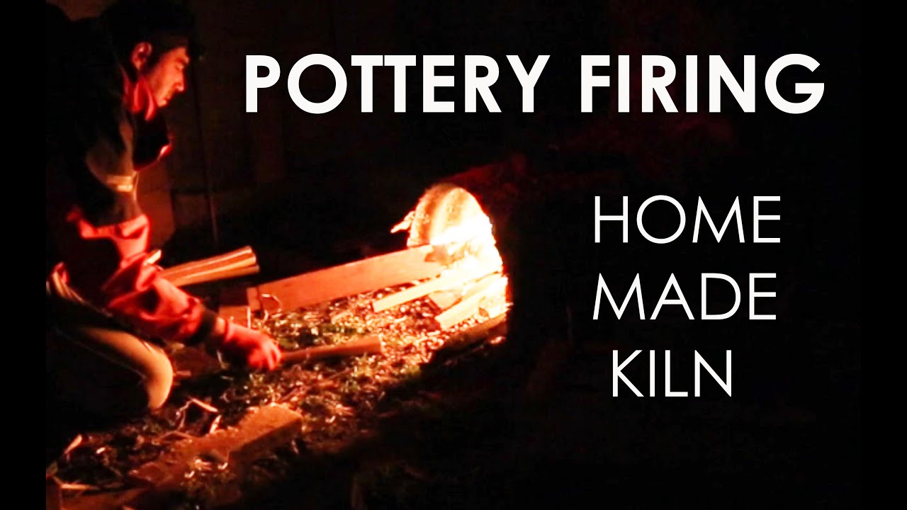 Pottery Firing In A Home Made Kiln - YouTube