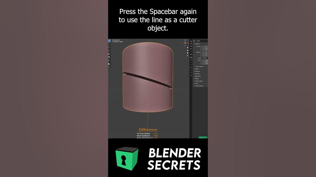 3 ways to Slice Objects | Blender Secrets #blender #shorts - YouTube