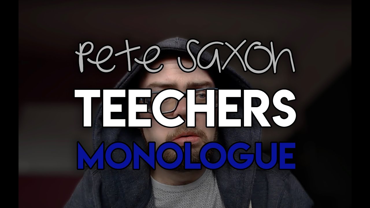 Pete Saxon Monologue from Teechers - YouTube