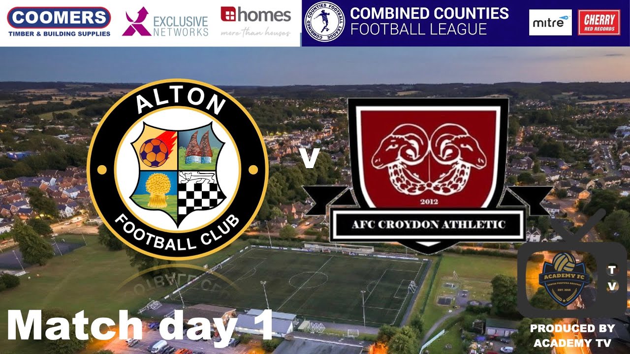 Check out this opening day battle between Alton FC 1 1 AFC Croydon ...