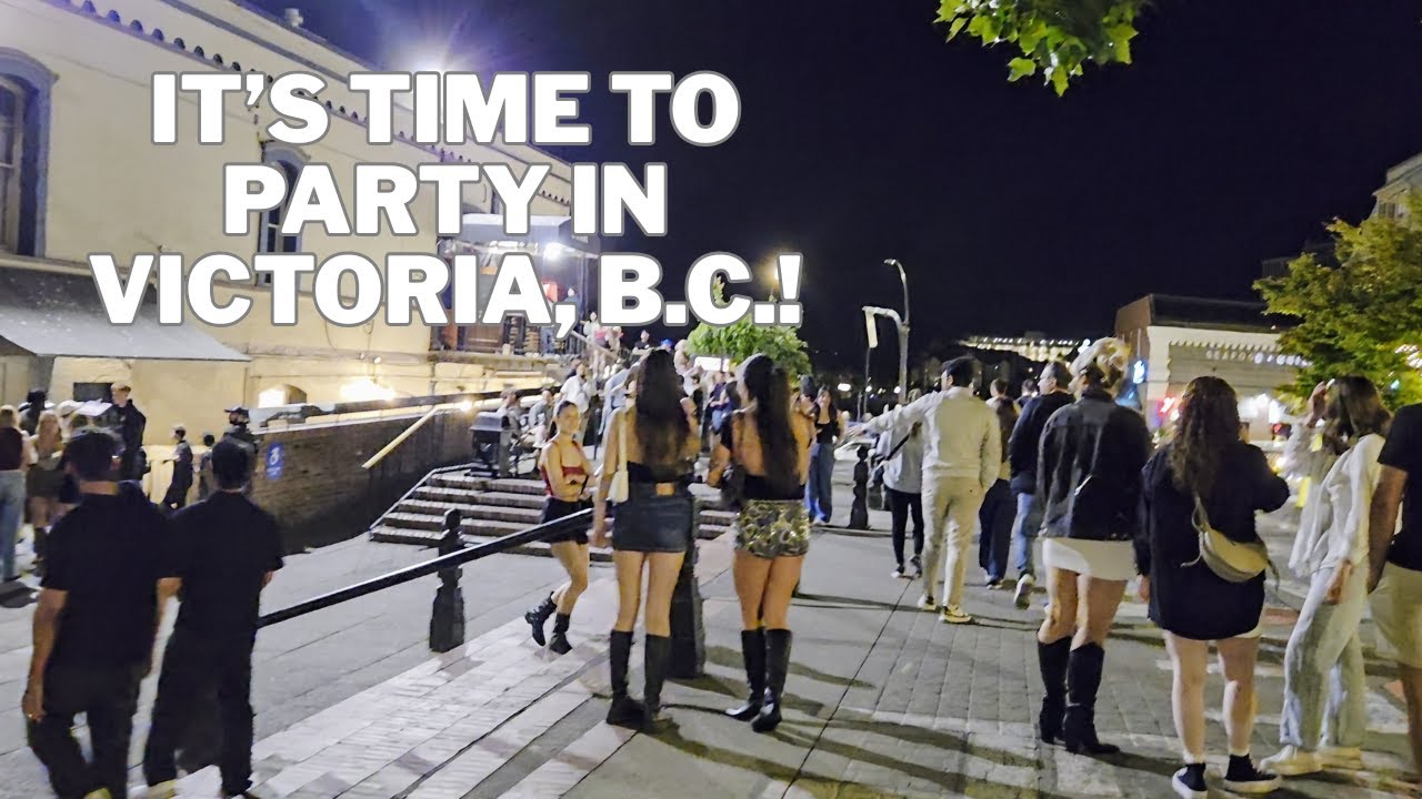 Saturdays in Victoria, BC: Nightlife in Canada’s Chillest City [4K ...