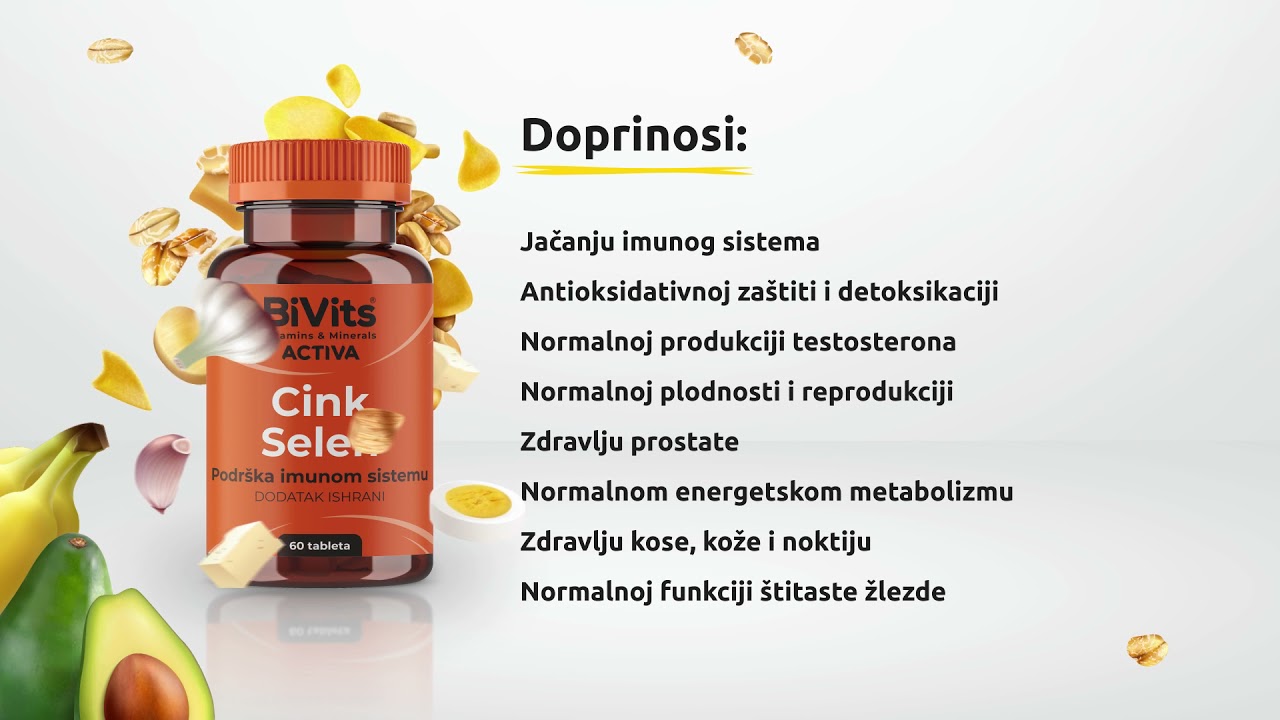 BiVits ACTIVA - Selen i Cink - YouTube