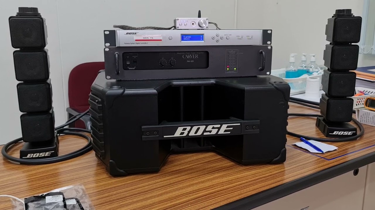Test Bose 403 + controller - YouTube