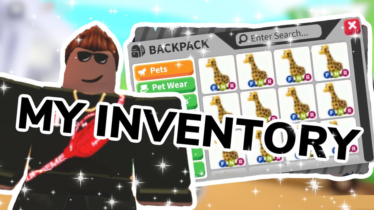 Showing my ADOPT ME ROBLOX INVENTORY +giveaway | ADOPT ME ROBLOX - YouTube