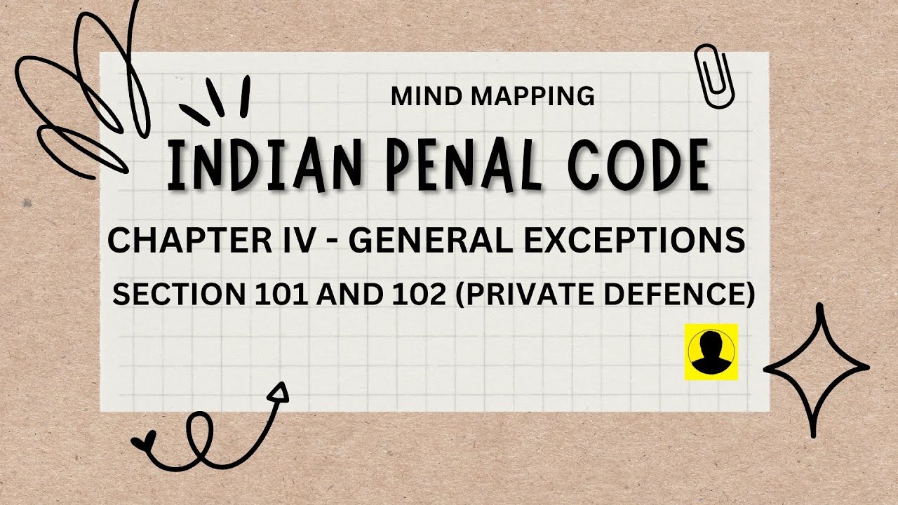 IPC - Section 101 and 102 Private Defence ( General Exceptions ...