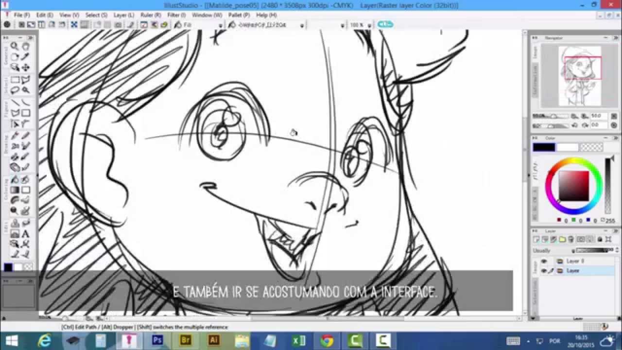 Speed tutorial: Arte-final no Illustudio - YouTube