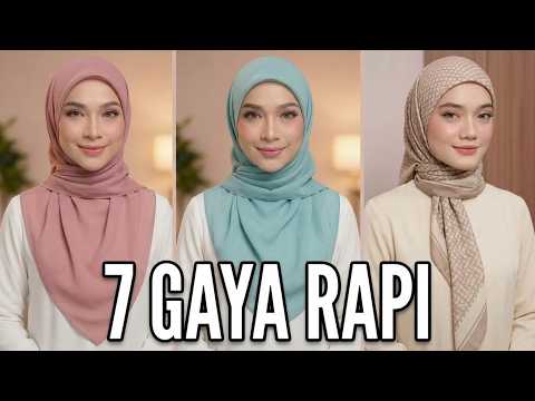 7 Cara Pakai Hijab Segiempat agar Tetap Rapi dan Cantik 🌸 Nyaman Dipakai Seharian!