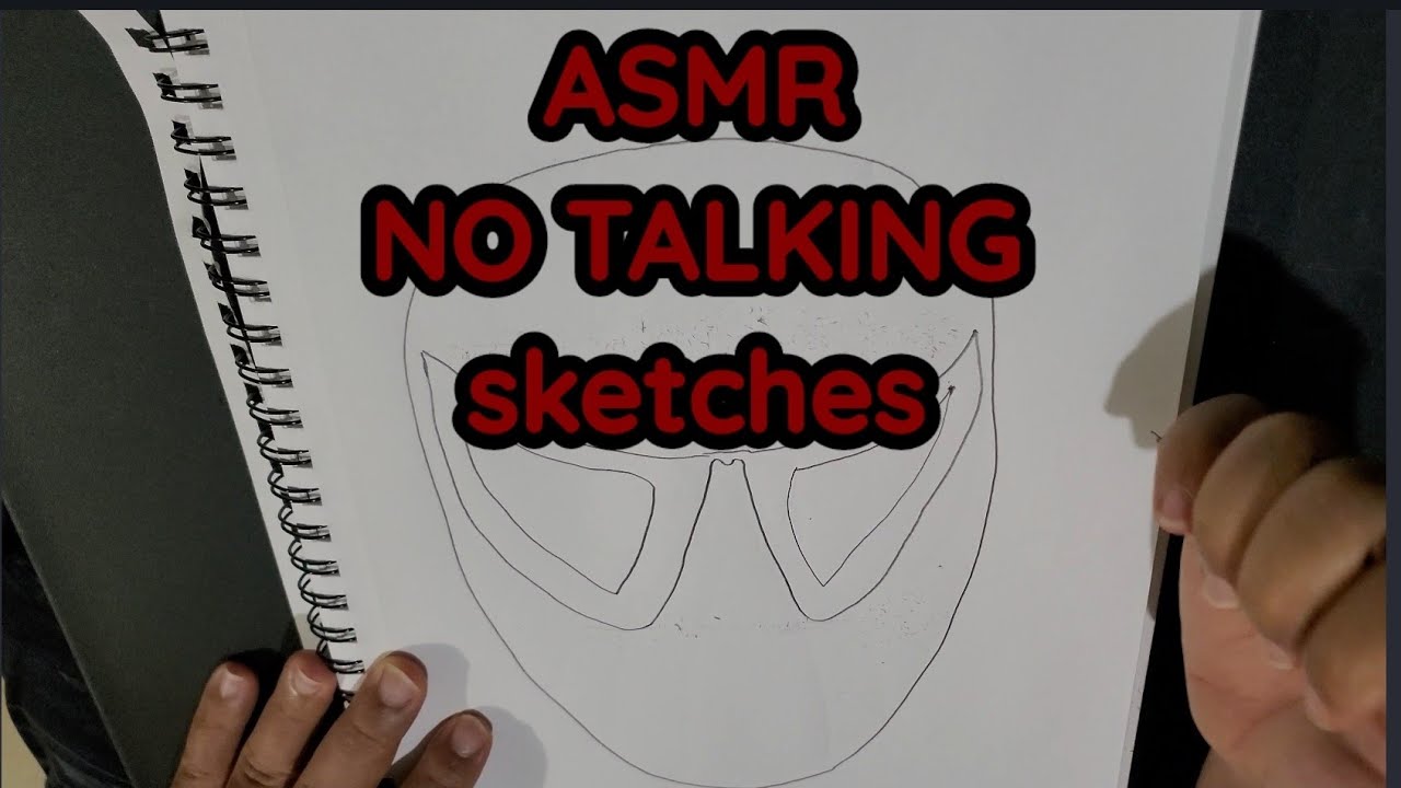 ASMR Spider-Man sketch 2nd attempt (no talking) - YouTube