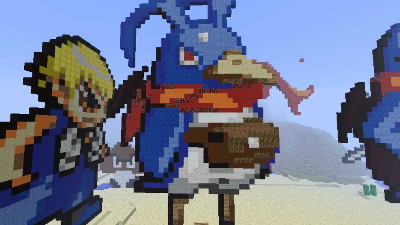 Minecraft Epic Pixel Art - YouTube