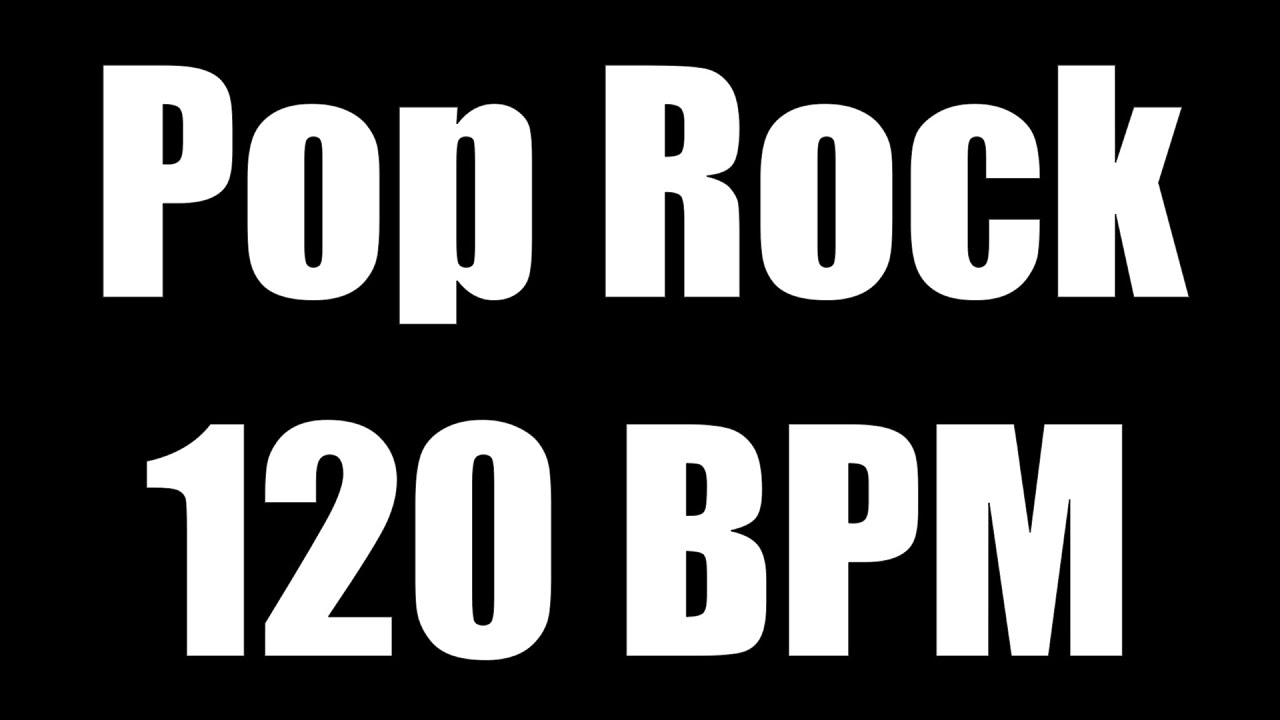 Pop Rock Drum Practice Track - YouTube