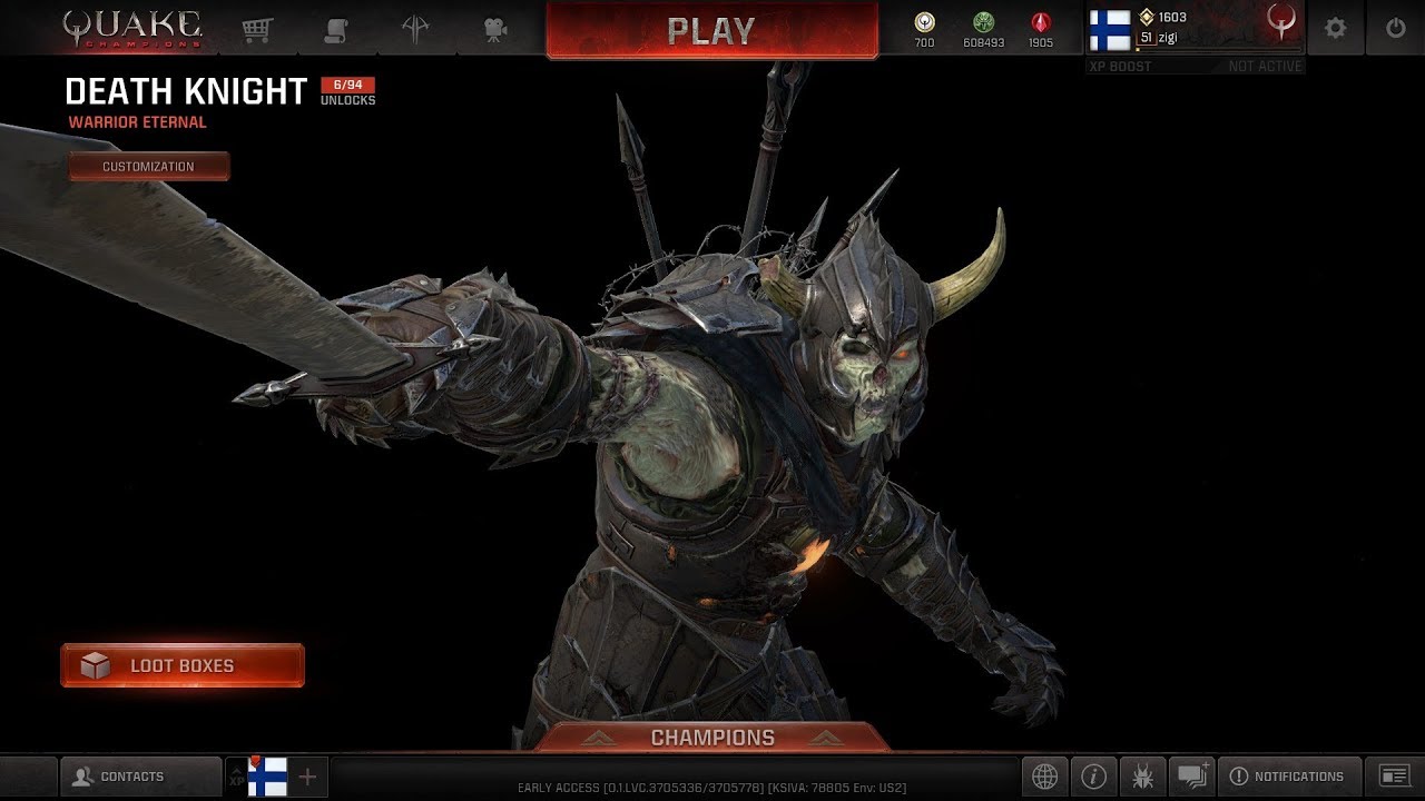 Quake Champions |#6| Death Knight - TDM - Blood Covenant - YouTube