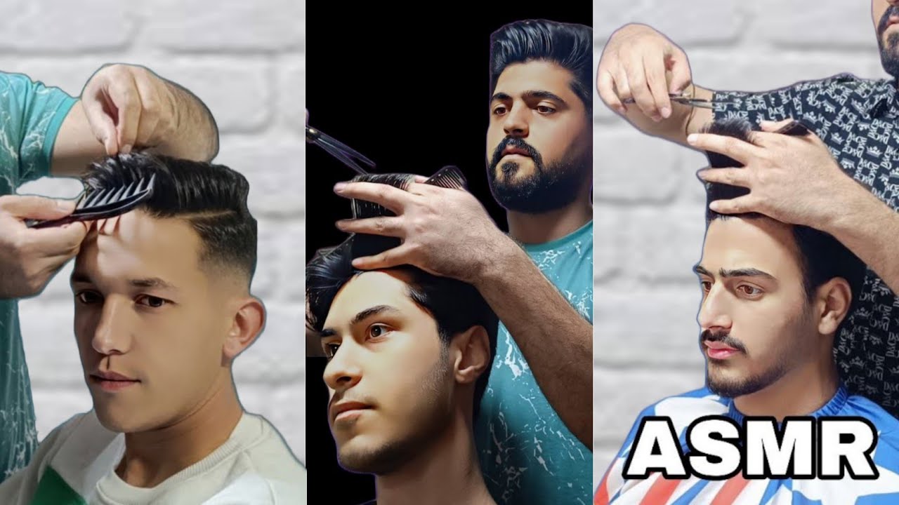 ASMR BARBER| Relax Side Part haircut .asmr movie - YouTube