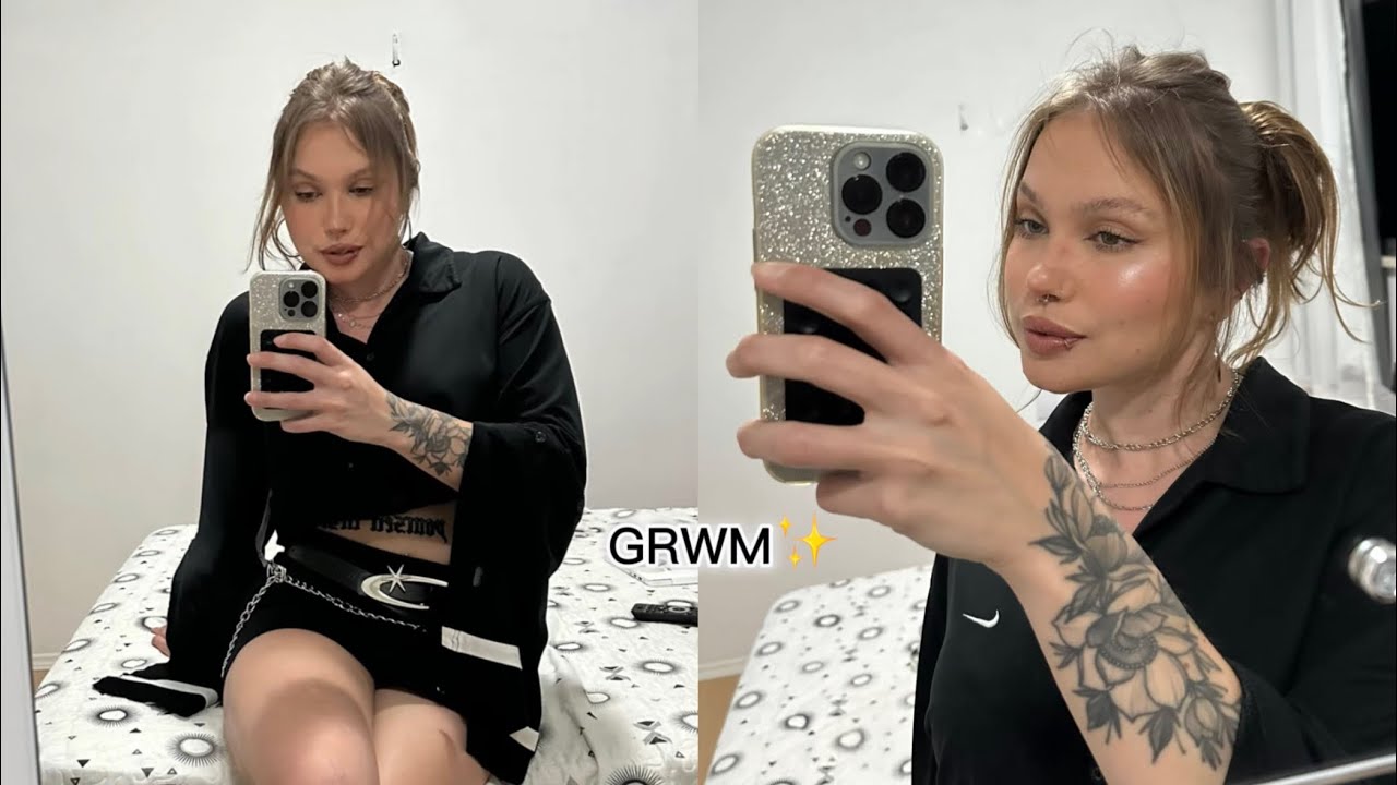 GRWM 🤎🖤 - YouTube