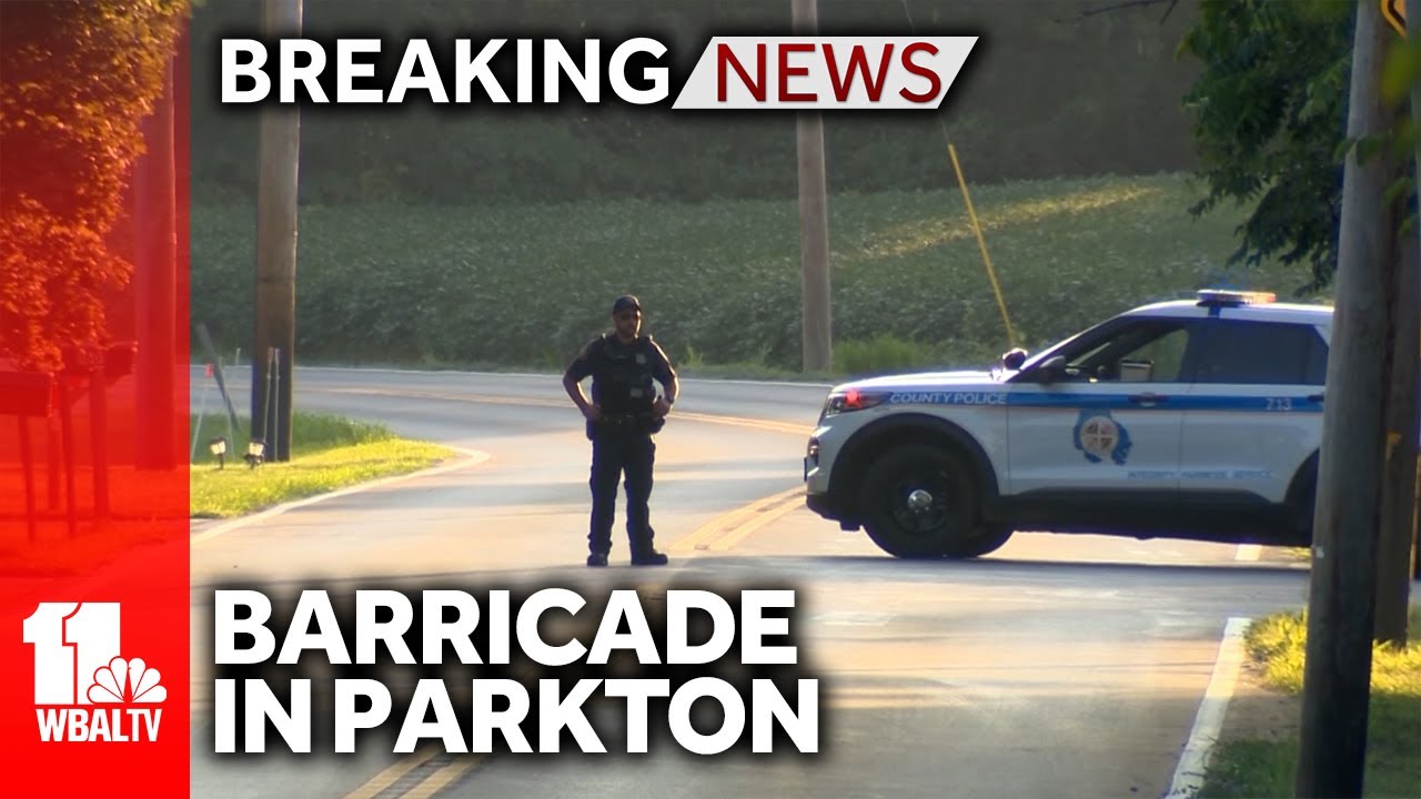 Baltimore County Police On Scene Of Barricade Situation Youtube