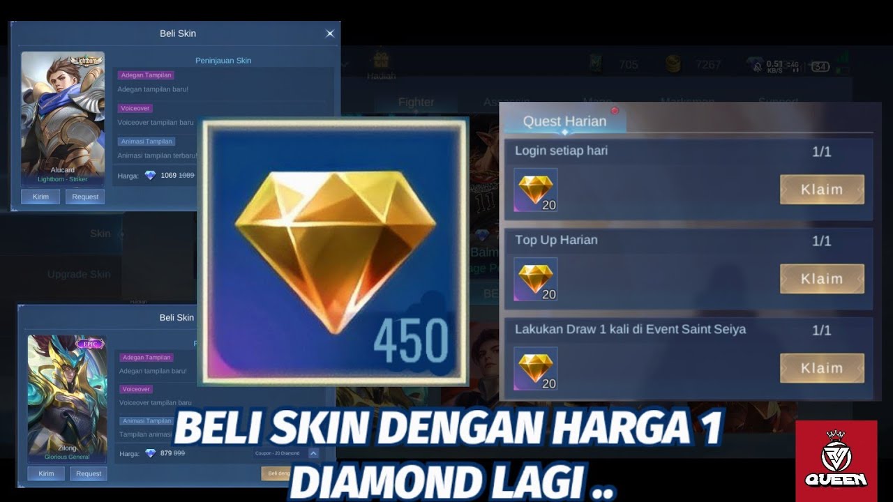 PROMO DIAMOND KUNING HADIR KEMBALI!! | siapa yang gak sabar beli skin ...