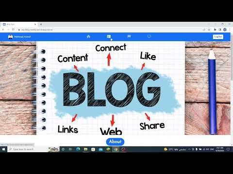 Blog App React Js , React Hooks , React Bootstrap and Firebase. - YouTube