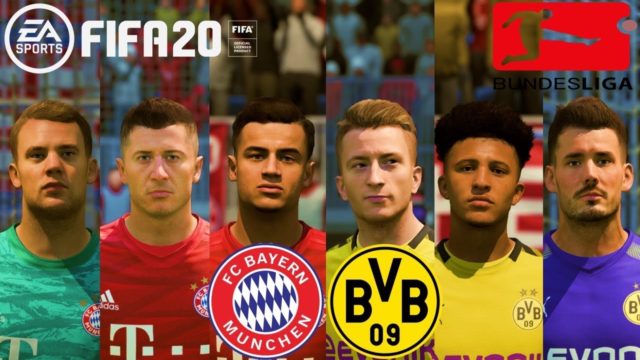 FIFA 20 | FC Bayern Munchen vs Dortmund Bundesliga 19-20 Matchweek 11 ...