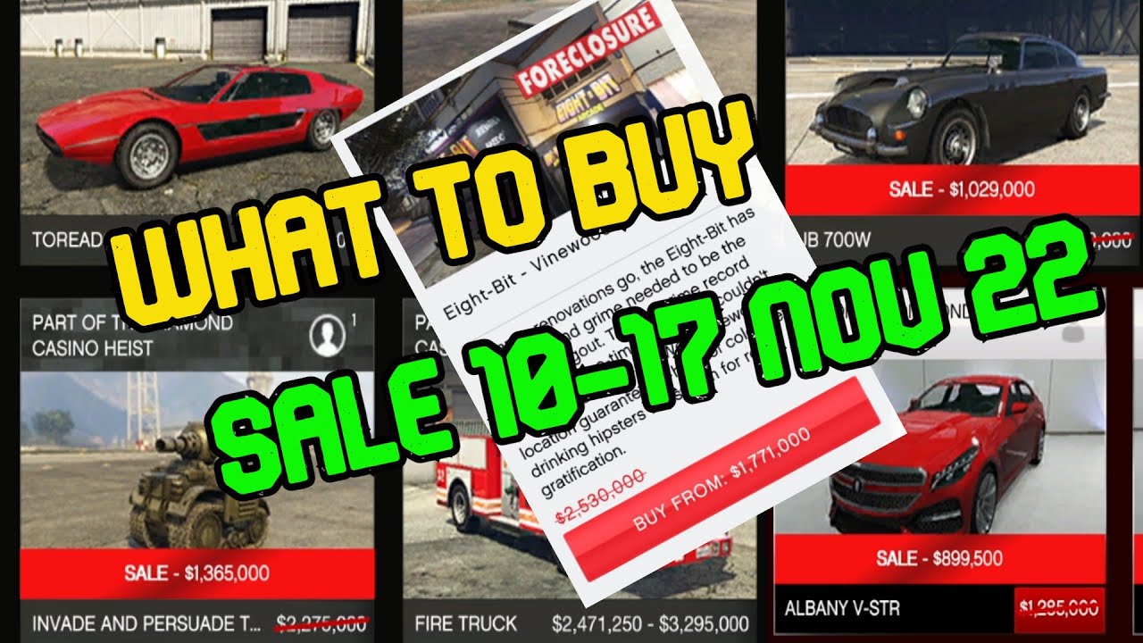 GTA | SALE 10-17 Nov 22 | What to Buy | Best Discounts - YouTube