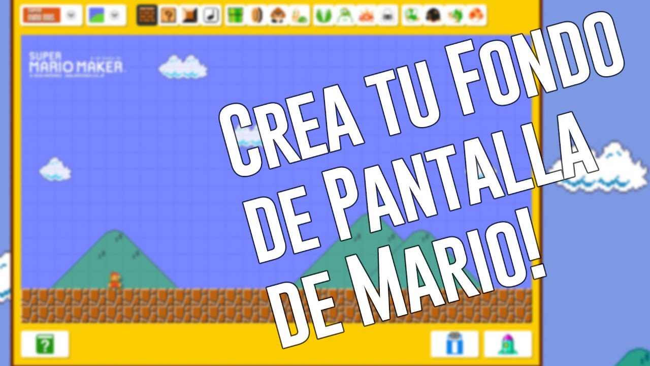 Mario Maker Wallpaper Generator - YouTube