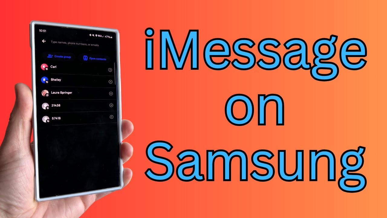 Get iMessage On Your Galaxy S24 Ultra and So Much More - Update This ...