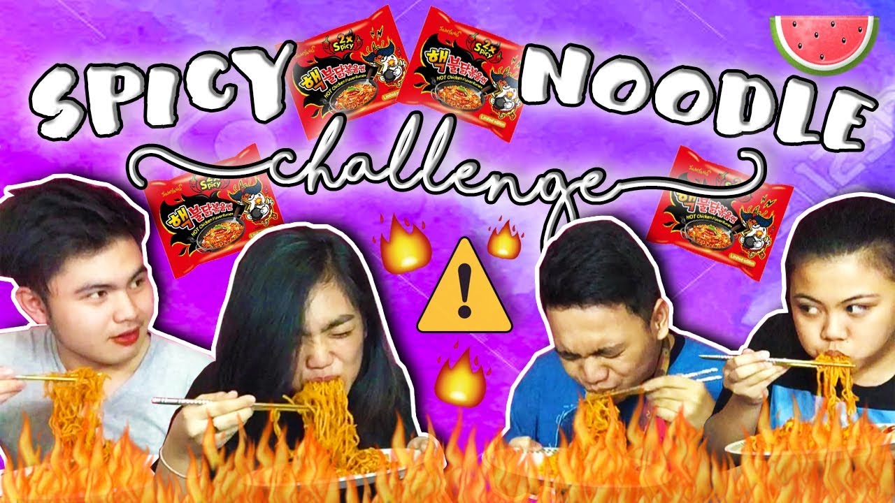 Spicy Noodle Challenge X2 🔥🔥 Philippines Samyang Korean Fire