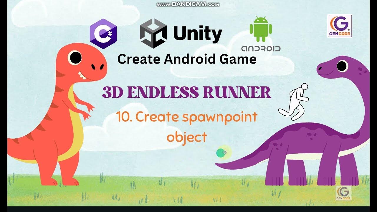 Unity 3D endless runner 10 create a spawnpoint object - YouTube