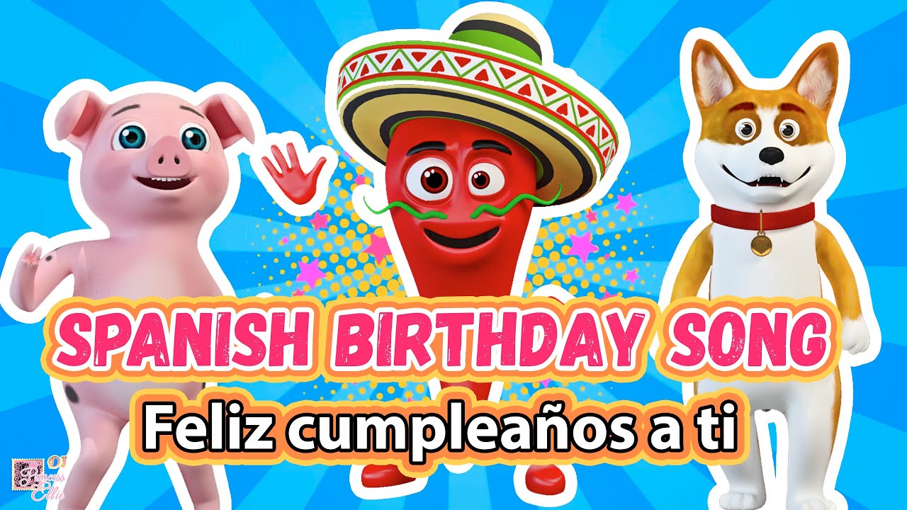 Feliz Cumpleaños Español Birthday Song for Children and Teens - YouTube