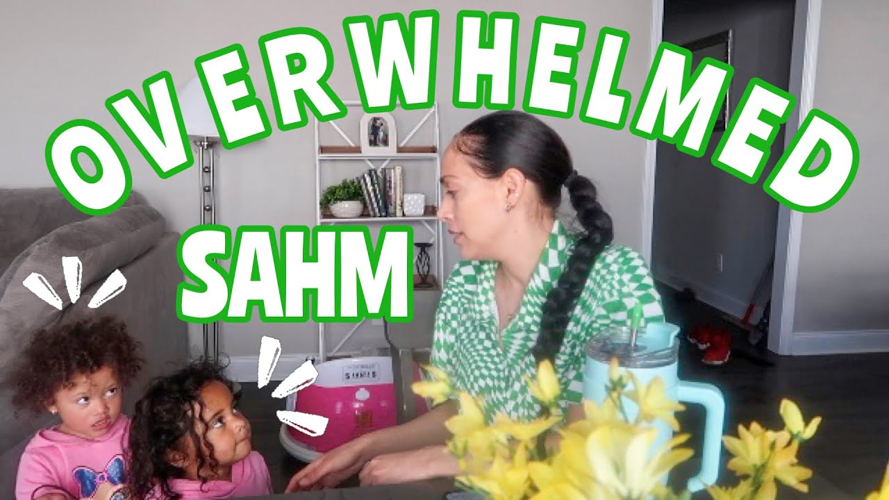 overstimulated sahm, mom guilt, never ending chores — stay at home mom organization - YouTube