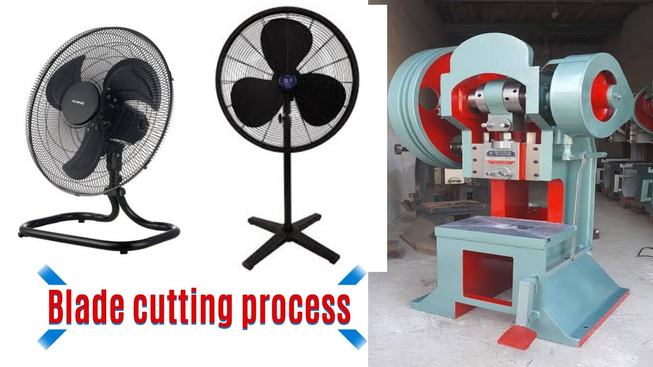 Pedestal and Ceiling fan blade cutting process - YouTube